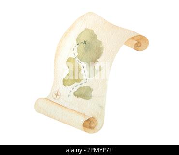 watercolor paper pen cartoon illustration isolated white background ...