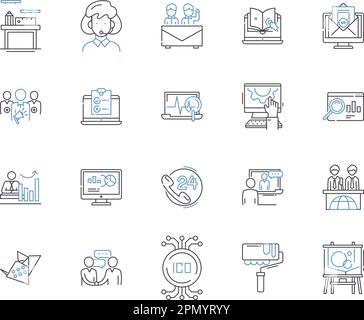 Teambuilding icons outline icons collection. Team, building, icons ...