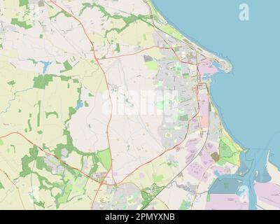 Hartlepool, unitary authority of England - Great Britain. High ...