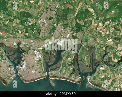 Havant, non metropolitan district of England - Great Britain. Low ...