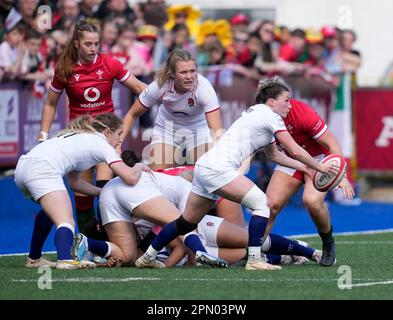 The 'LUCY' on the rugby ball Stock Photo - Alamy