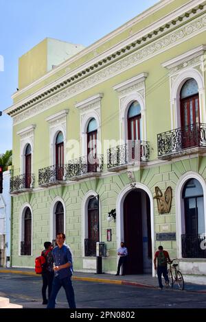 Beautifully restored and colorful buildings on 55th street in the ...