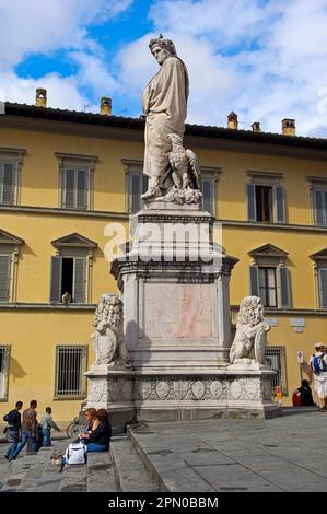 Dante Alighieri statue, Santa Croce Square, Piazza di Santa Croce ...