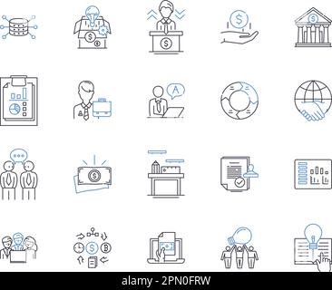 Accounting Standards line icons collection. Regulations, Guidelines ...