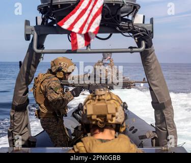 ANDAMAN SEA (Jan. 11, 2023) – A U.S. Marine with Maritime Raid Platoon ...