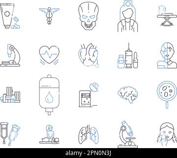 Geriatrics concept icon. Assisted living, nursing home idea thin line ...