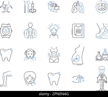 Geriatrics concept icon. Assisted living, nursing home idea thin line ...