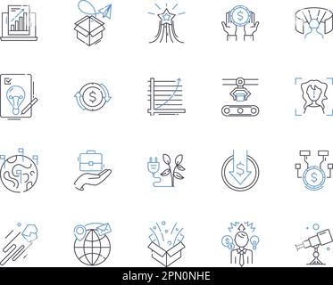 Reimagining line icons collection. Innovation, Renovation ...