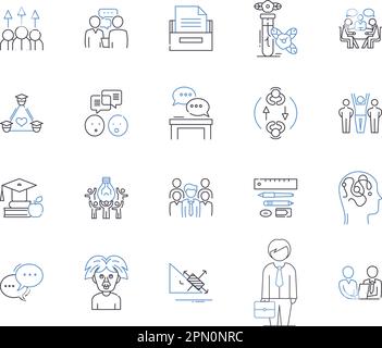 workshops and sessions outline icons collection. workshops, sessions ...