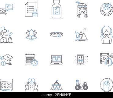 performance art outline icons collection. Performance, Art, Theatre, Dance, Music, Visual ...