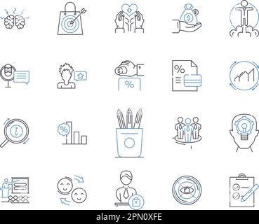 Assessment management outline icons collection. Assessment, Management ...