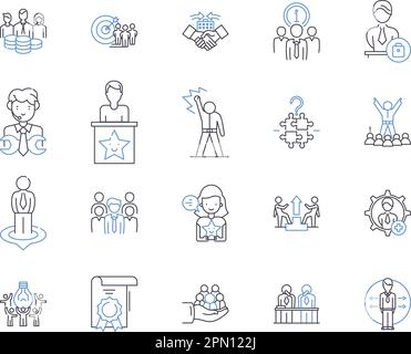 Proptech outline icons collection. Proptech, Real Estate, Innovation ...