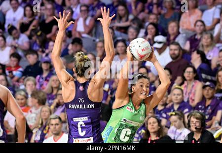 Verity Simmons (right) of the Fever takes on Kim Ravaillion of the ...