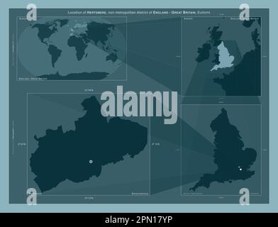 Hertsmere, non metropolitan district of England - Great Britain. Open ...