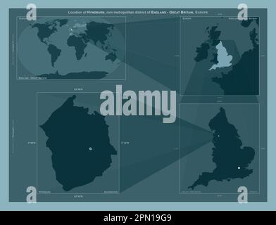 Hyndburn, non metropolitan district of England - Great Britain. High ...