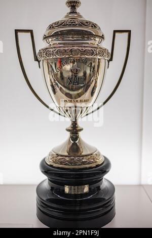 Cup Symbolizing Victory in a Competition for Barcelona Football Club ...