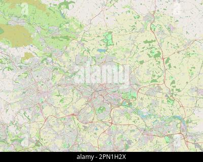 Leeds, administrative county of England - Great Britain. High ...