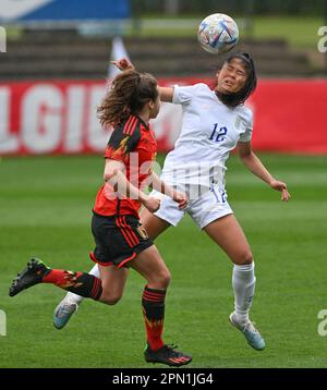 Asmita Ale (12) of England pictured during a friendly women soccer game ...