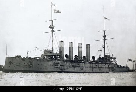 First-class Protected Cruiser 'Diadem.' 'Diadem' Class of Eight Ships ...