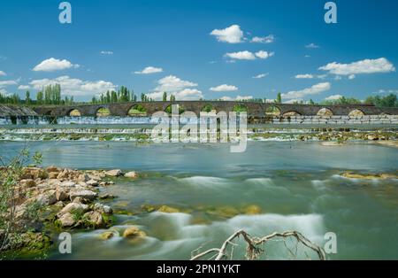 Historical Yildiz Bridge. Turkey's historical stone bridges. Sivas ...