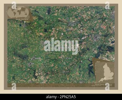 Mendip, non metropolitan district of England - Great Britain. Low ...