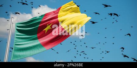 Flag of Cameroon oppressive countries on the continent Stock Photo - Alamy