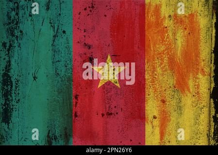 Flag of Cameroon oppressive countries on the continent Stock Photo - Alamy