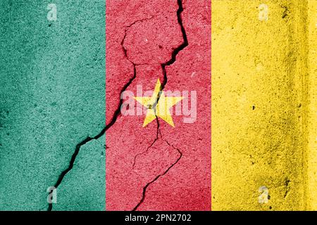 Flag of Cameroon oppressive countries on the continent Stock Photo - Alamy