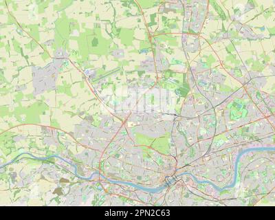 Newcastle upon Tyne, administrative county of England - Great Britain ...