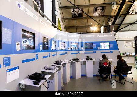 Interior of the Centre for Computing History, Cambridge, UK Stock Photo - Alamy