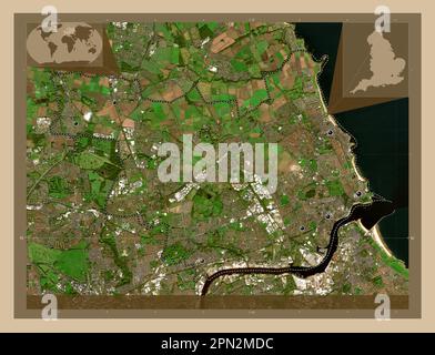 North Tyneside, administrative county of England - Great Britain. High ...