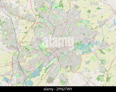 City of Nottingham, unitary authority of England - Great Britain. Open ...
