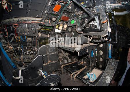 English Electric Canberra PR3 cockpit Stock Photo - Alamy