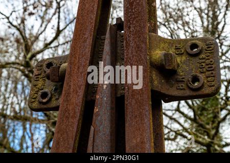 Mushet Memorial, Dark Hill Iron Works. A memorial to Robert Mushet and ...