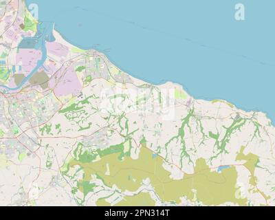 Redcar and Cleveland, unitary authority of England - Great Britain. Low ...