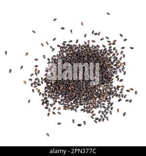 hoary basil seeds isolated on white background showcasing natural ...