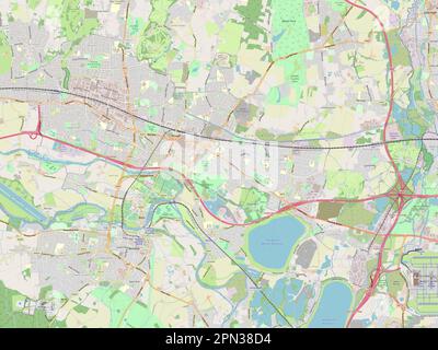 Slough, administrative county of England - Great Britain. Low ...