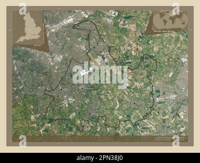 Solihull, unitary authority of England - Great Britain. Low resolution ...