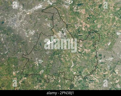 Solihull, unitary authority of England - Great Britain. Low resolution ...