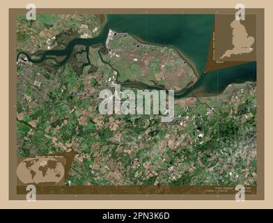Swale, non metropolitan district of England - Great Britain. Low ...