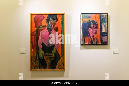 artworks by Albert Müller Expressionist painter (1897-1926) -"Kopf ...
