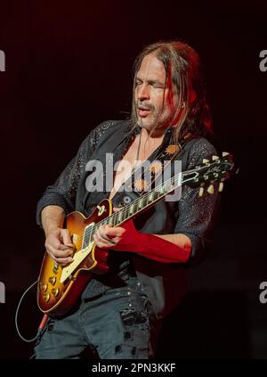 MIAMI, FL - APRIL 15: Sergio Vallin of MANA performs during MANA Mexico ...