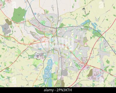 Tamworth, non metropolitan district of England - Great Britain. Open ...