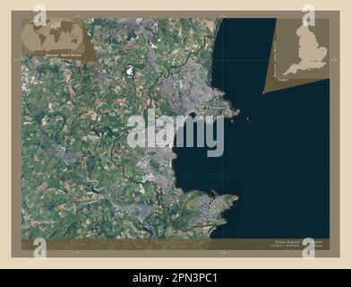 Torbay, unitary authority of England - Great Britain. Low resolution ...