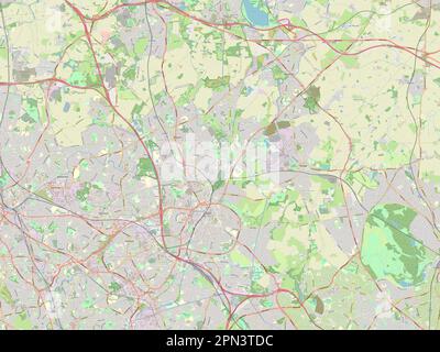 Walsall, unitary authority of England - Great Britain. High resolution ...
