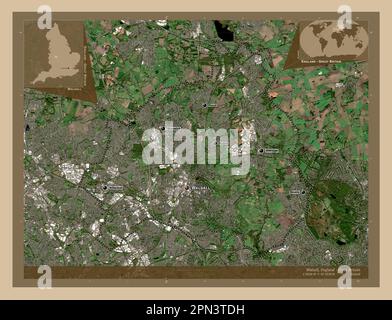 Walsall, unitary authority of England - Great Britain. High resolution ...