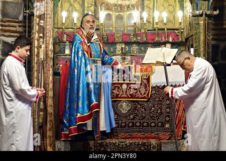 The Virgin Mary Assyrian Church in Tarlabasi neighborhood in Beyoglu ...
