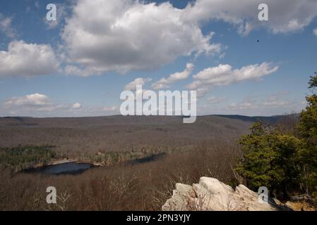 Pole Steeple Vista on the Appalachian Trail in Pennsylvania Stock Photo ...