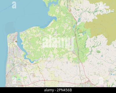 Wyre, non metropolitan district of England - Great Britain. Open Street ...