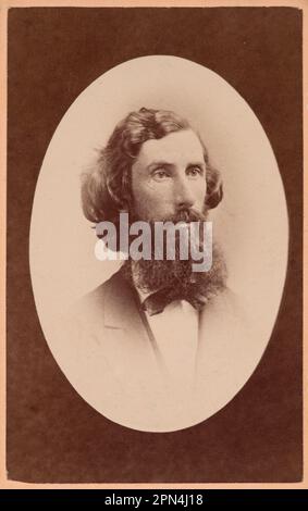 Vintage photographic portrait of American mathematician and teacher ...